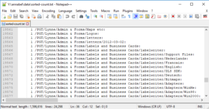 Unix file counting challenge, Part 2: Tracking down the errors – Annabel Treshansky's Blog