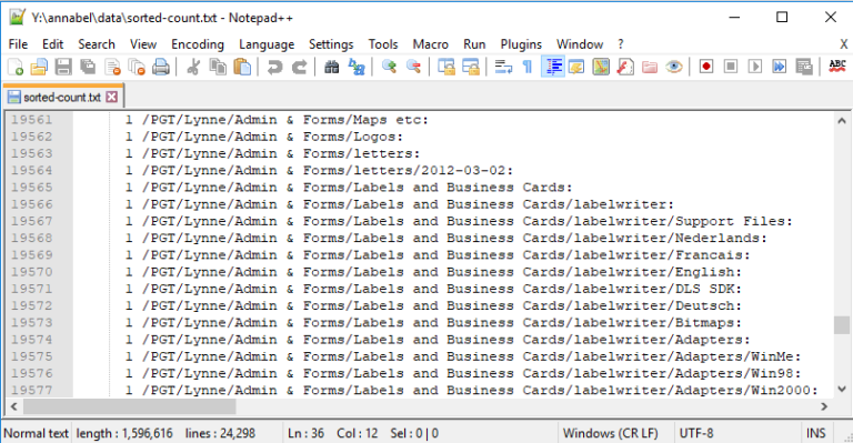 Unix file counting challenge, Part 2: Tracking down the errors ... Unix file counting challenge, Part 2: Tracking down the errors ...