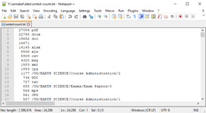 Unix file counting challenge, Part 2: Tracking down the errors – Annabel Treshansky's Blog