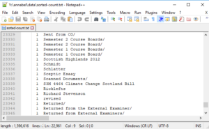 Unix file counting challenge, Part 2: Tracking down the errors – Annabel Treshansky's Blog