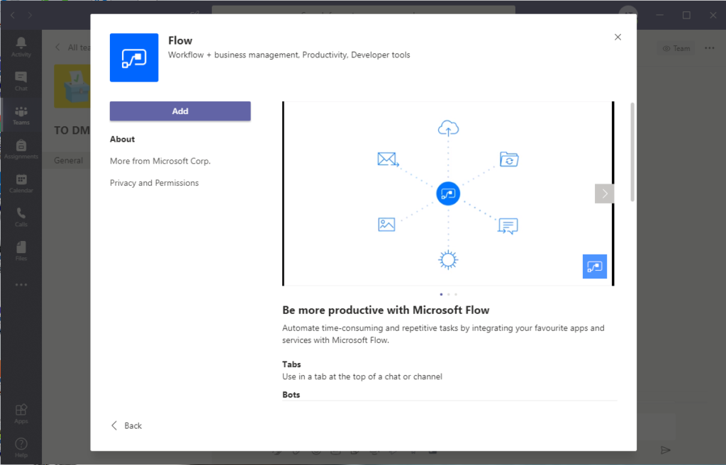 Using Microsoft Flow to update a Teams group with SharePoint activity ...