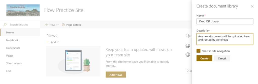 A Practice Site for SharePoint and Flow / PowerAutomate – Annabel ...
