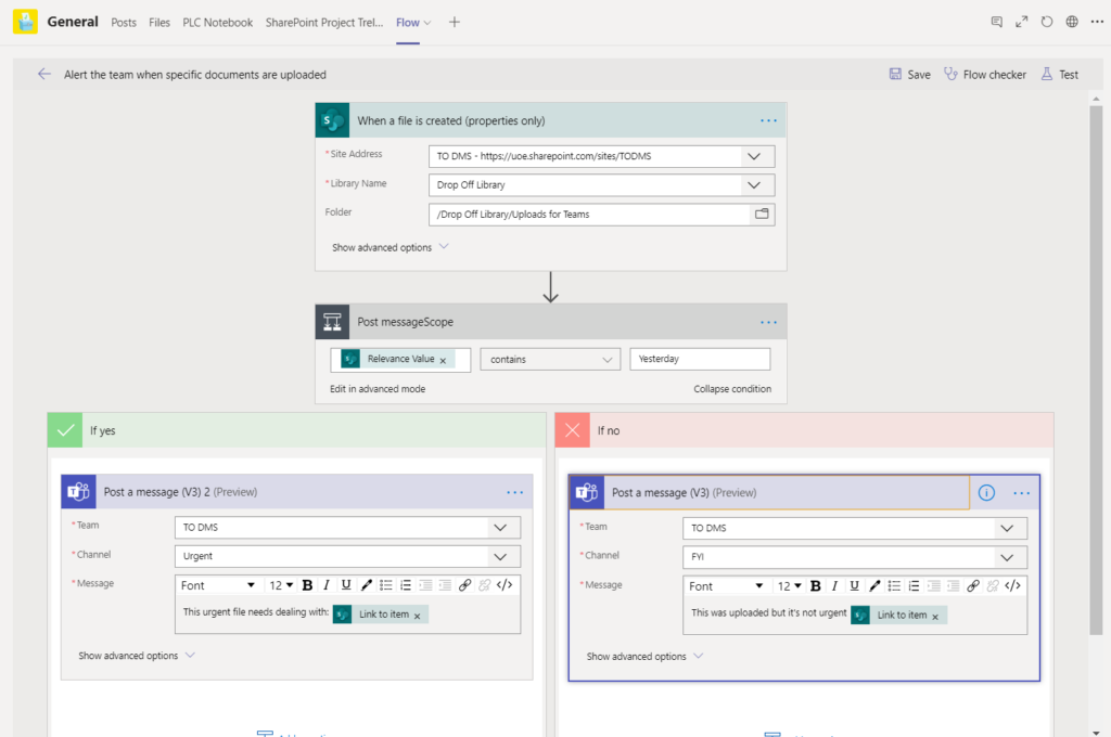 Using Flow with Teams, part 2 – Annabel Treshansky's Blog