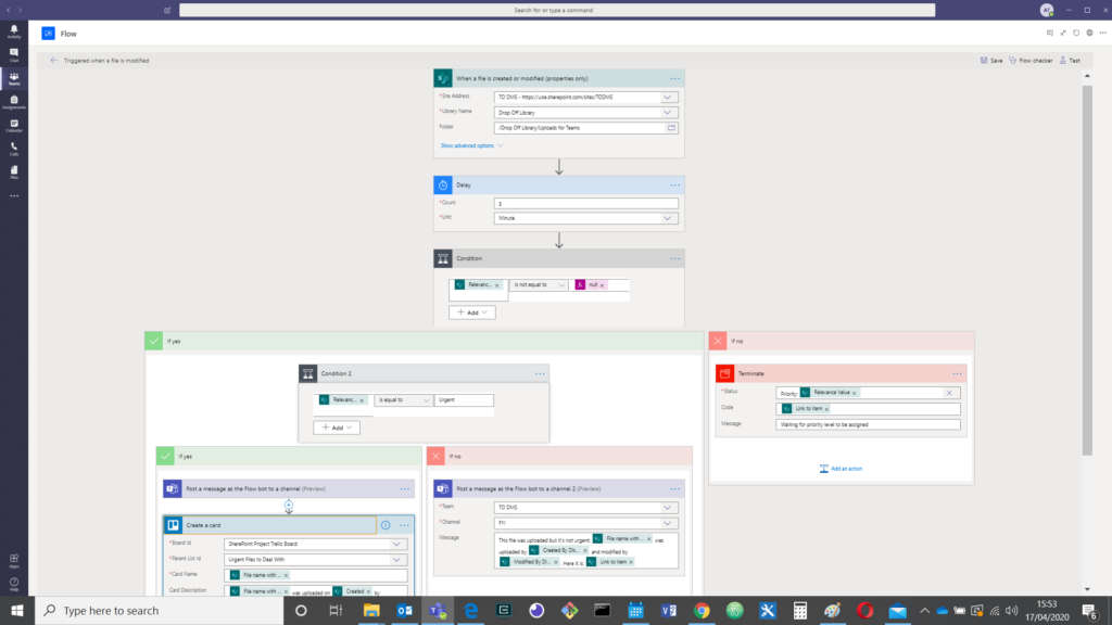 Using Flow with Teams, part 2 – Annabel Treshansky's Blog