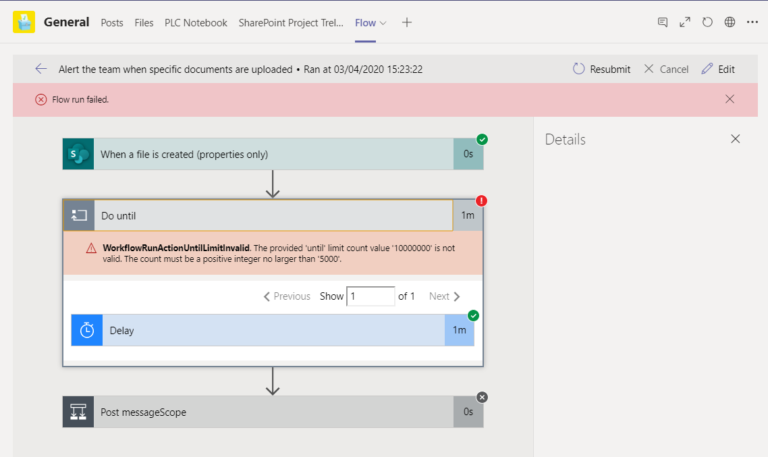 Using Flow with Teams, part 2 – Annabel Treshansky's Blog