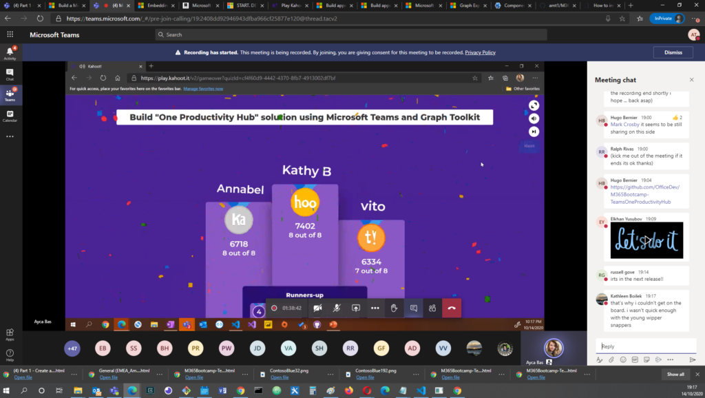 Day 2 of Microsoft 365 Global Developers’ Bootcamp: Building One ...