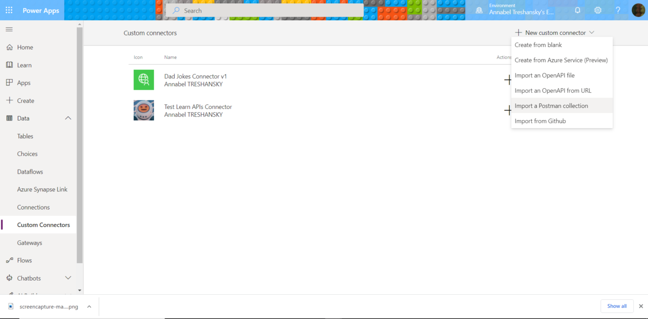 Making A Dad Jokes App Using Rest Apis And Power Apps Custom Connectors