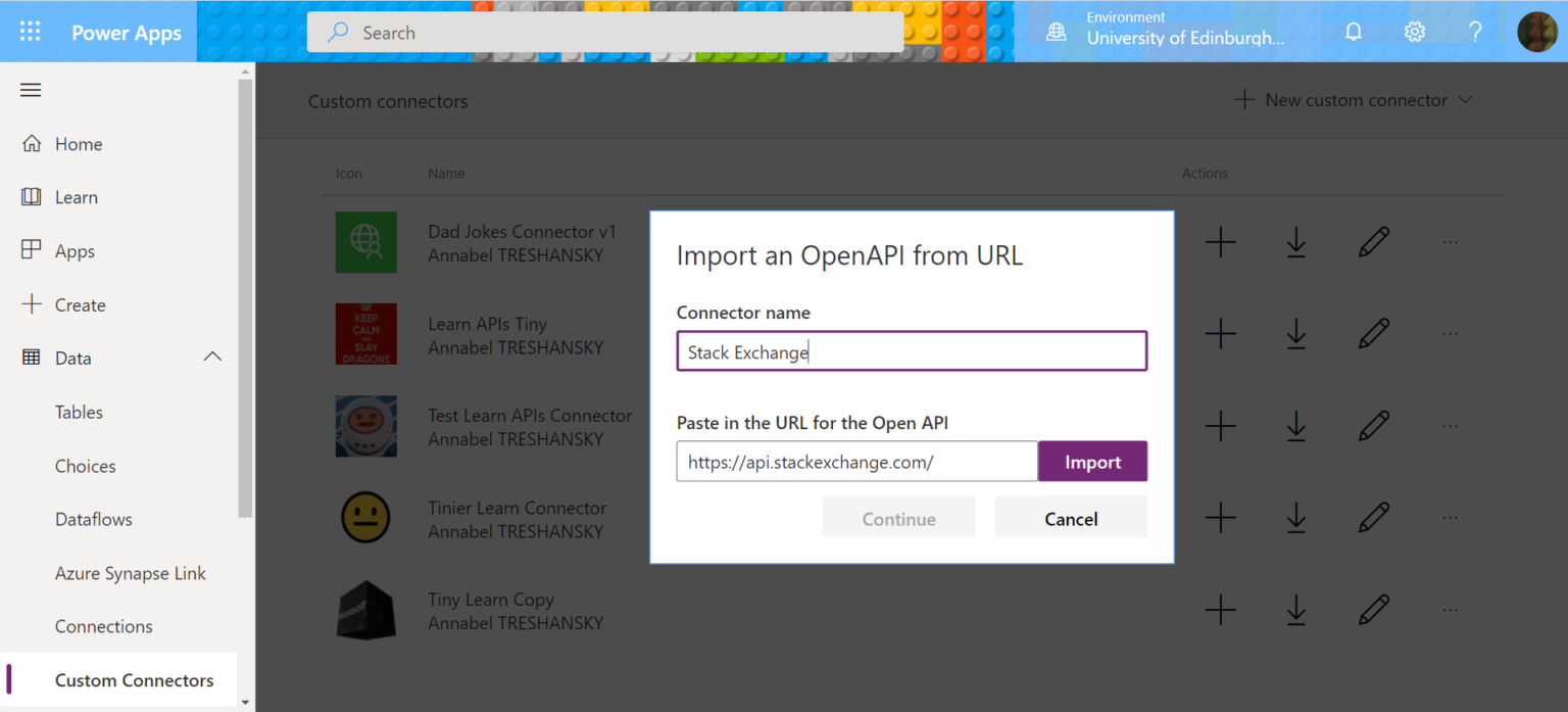 Making an OAuth2 Custom Connector to fetch data from the Stack Exchange REST API in Power Apps ...