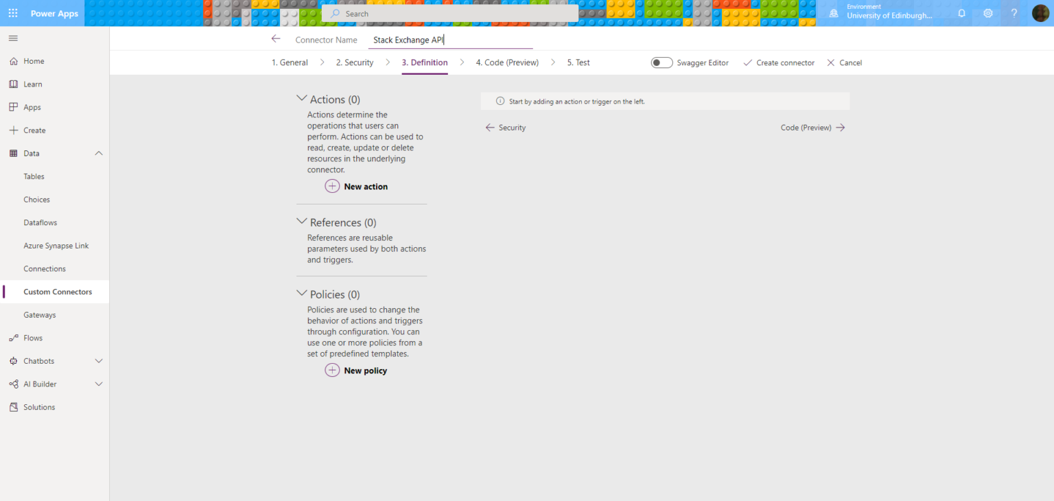 Making an OAuth2 Custom Connector to fetch data from the Stack Exchange REST API in Power Apps ...