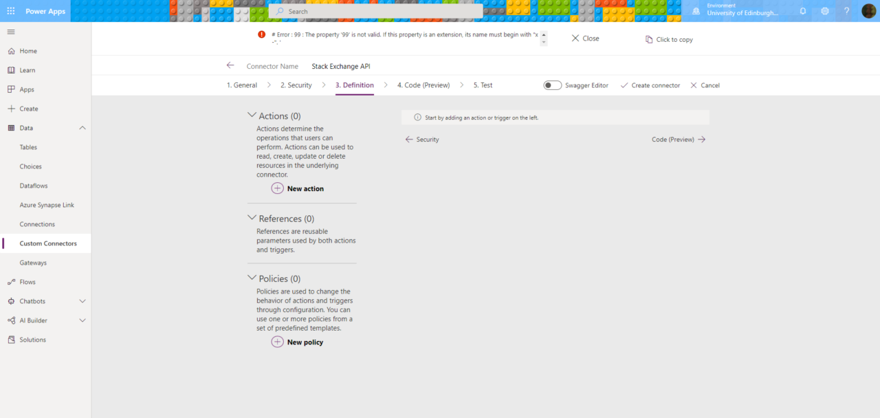 Making an OAuth2 Custom Connector to fetch data from the Stack Exchange ...