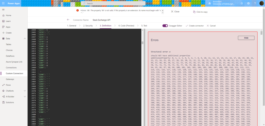 Making an OAuth2 Custom Connector to fetch data from the Stack Exchange REST API in Power Apps ...