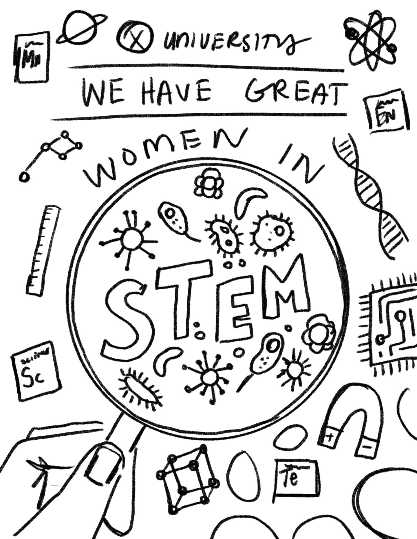 Behind the Scenes of “We Have Great Women in STEM” – Colouring books blog