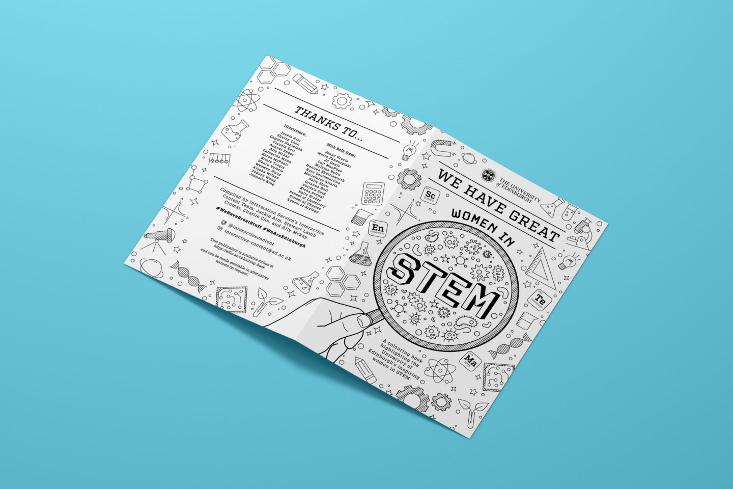 Behind the Scenes of “We Have Great Women in STEM” – Colouring books blog