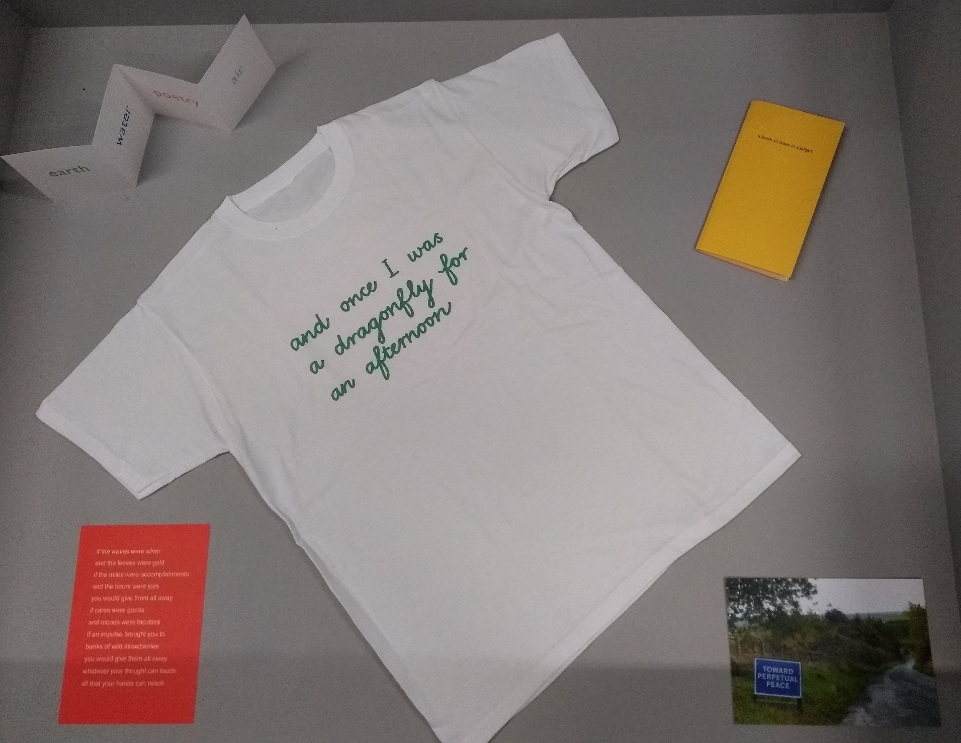 Pausing Place: Thomas A. Clark display at ECA Library – Library Matters ...