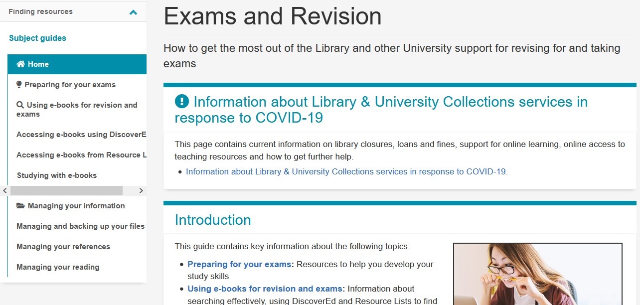 Library guide for exams and revision launched online – Library Matters ...