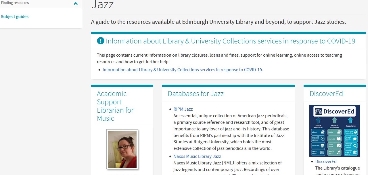 New LibGuide launched on International Jazz Day – Library Matters: news ...