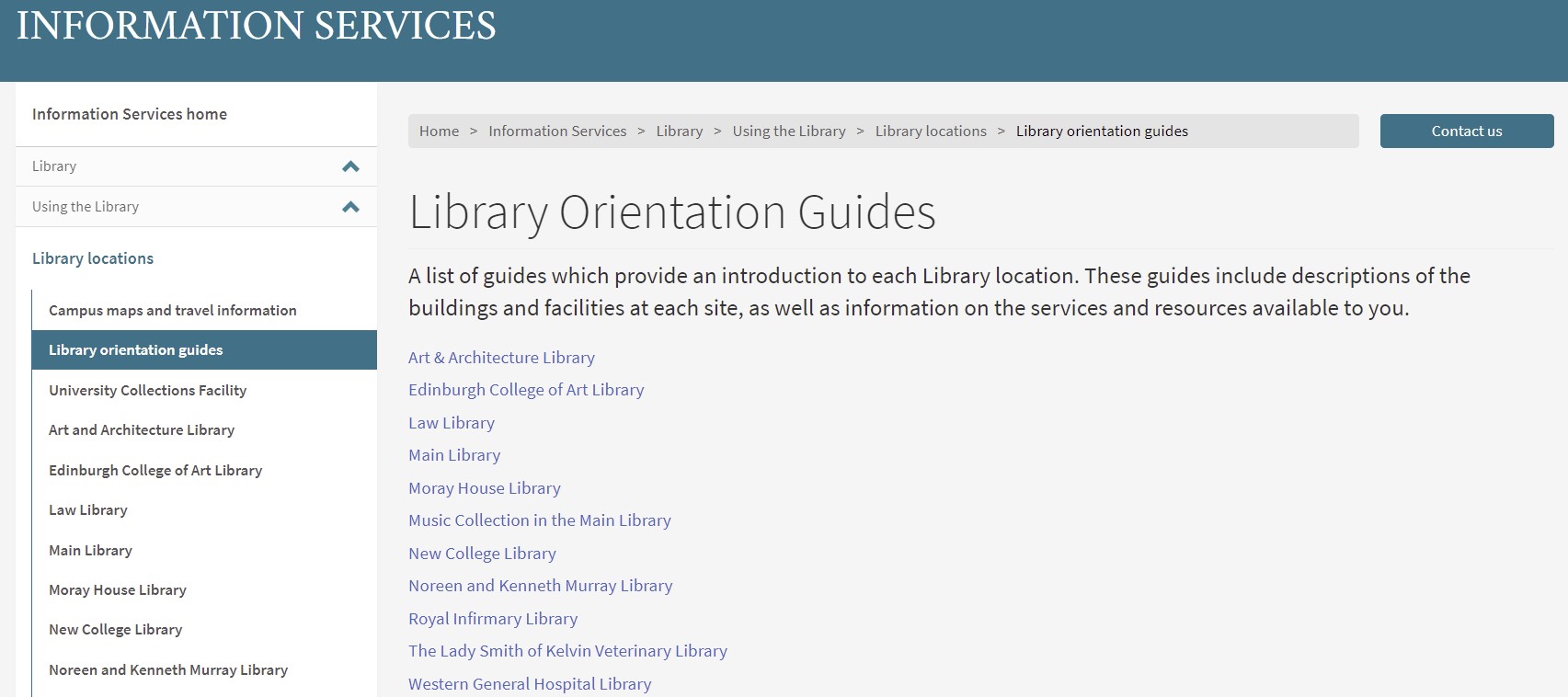 Library orientation guides – Library Matters: news from ECA Library