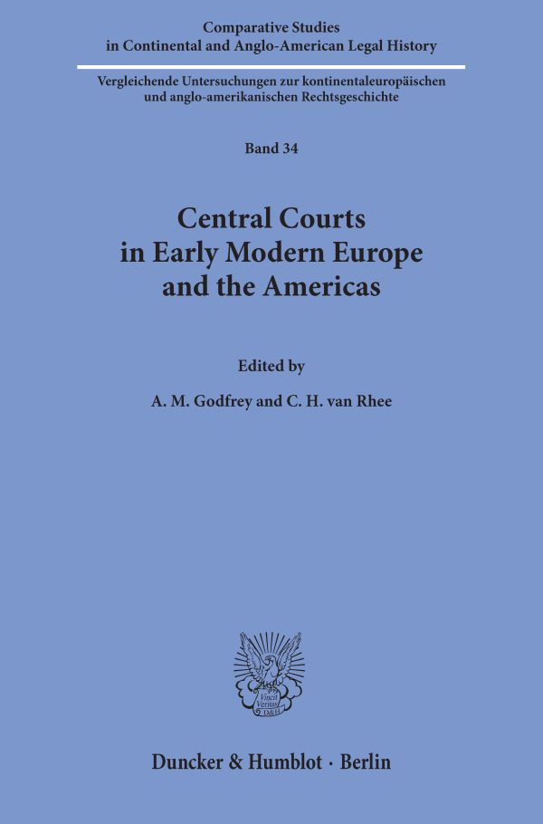Central Courts in Early Modern Europe and the Americas – The Edinburgh ...