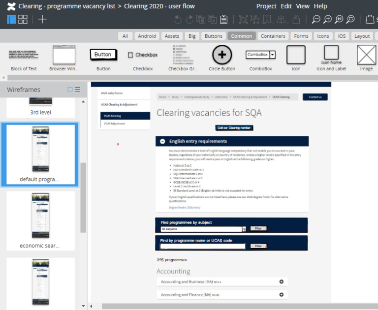 Designing a Clearing vacancy list in the age of Covid-19 – Future ...
