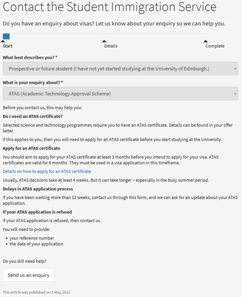 Immigration project sprint 3 recap: redesigning the enquiry form ...