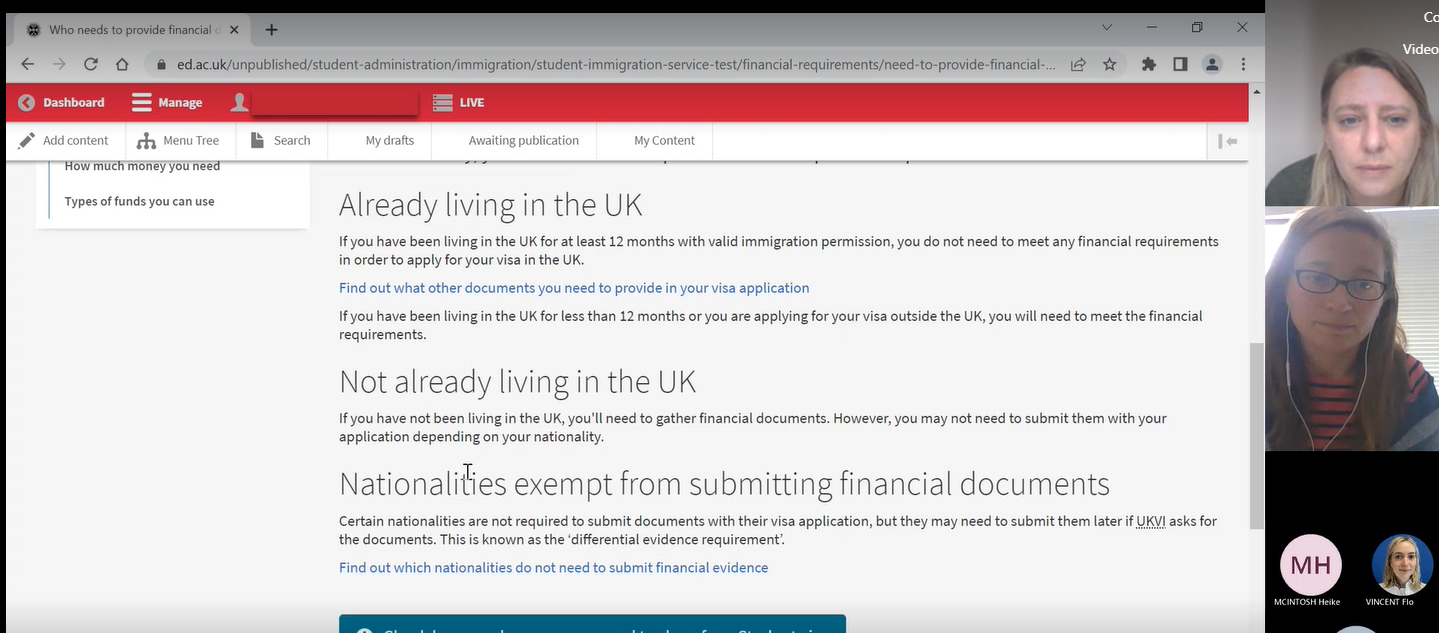 Usability testing: we’re testing the site, not you – Future student ...
