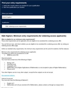 Redesigning how we display entry requirements in the undergraduate ...