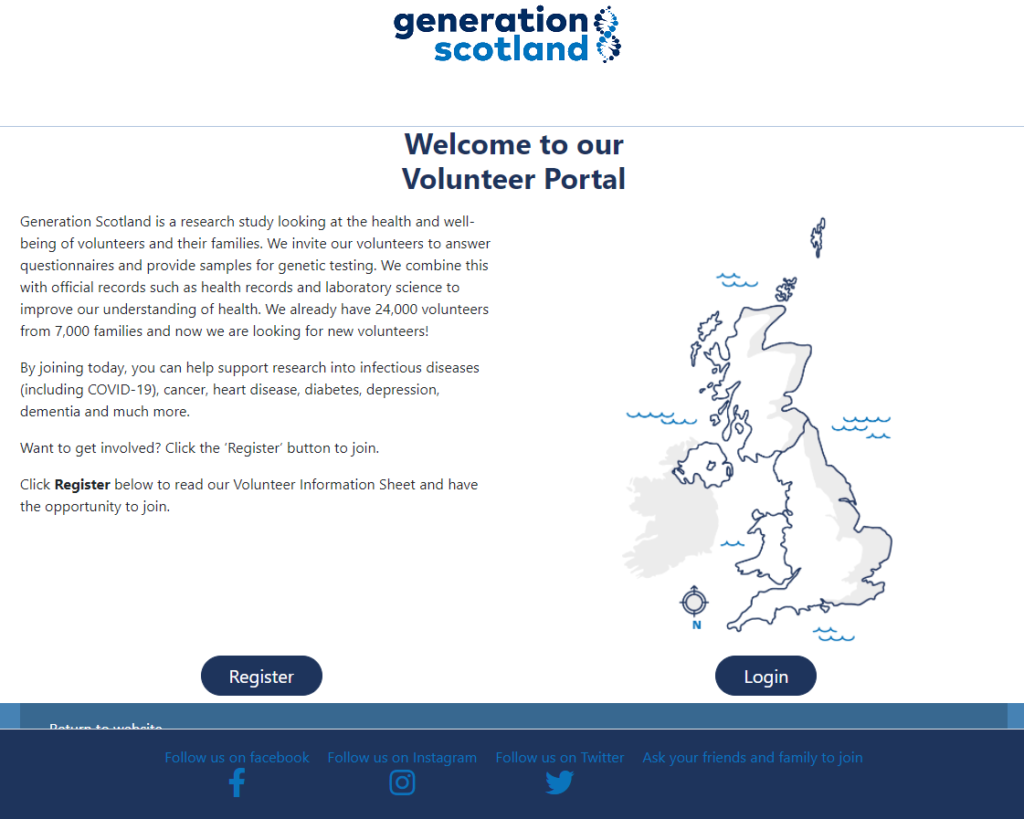 Signing off and signing up – Generation Scotland