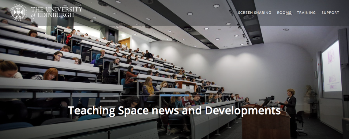 Teaching Spaces: news and developments – Informatics Learning Technology Service
