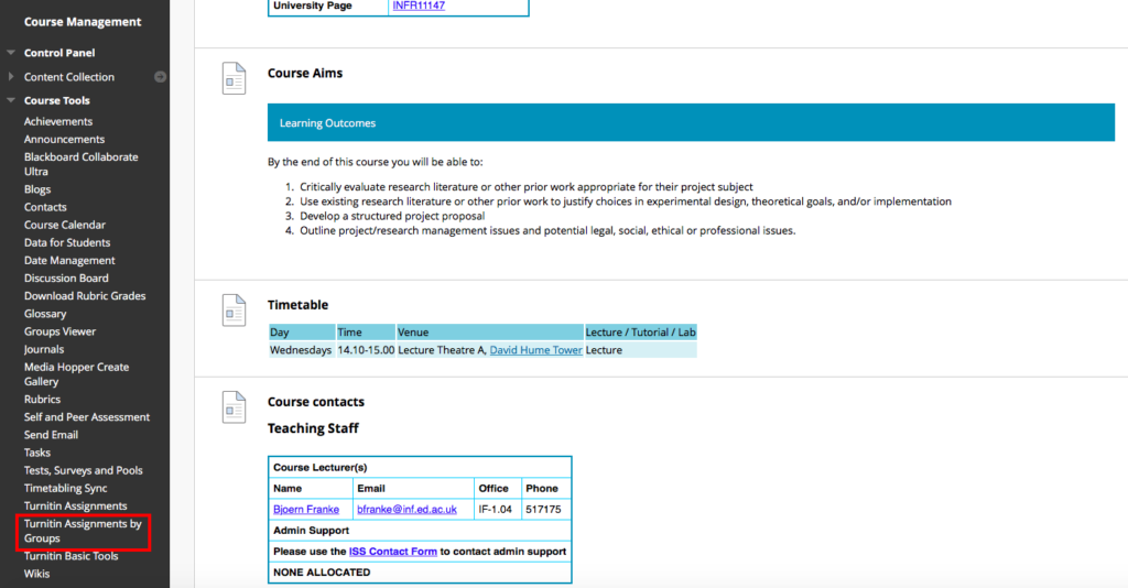 IPP Tutors: leaving grades and feedback in Turnitin – Informatics ...