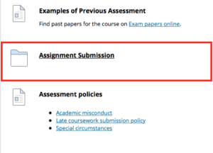 Assignment hand-ins for Learn: guidance for students – Informatics ...
