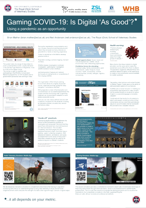 POSTER: Gaming COVID-19: Using a pandemic as an opportunity – Learning ...