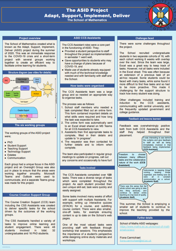 POSTER: The ASID Project: Adapt, Support, Implement, Deliver – Learning ...