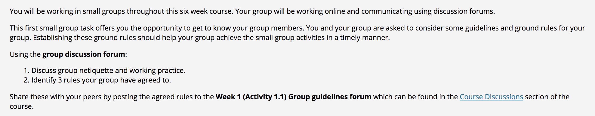 Designing and Structuring Discussion Forums