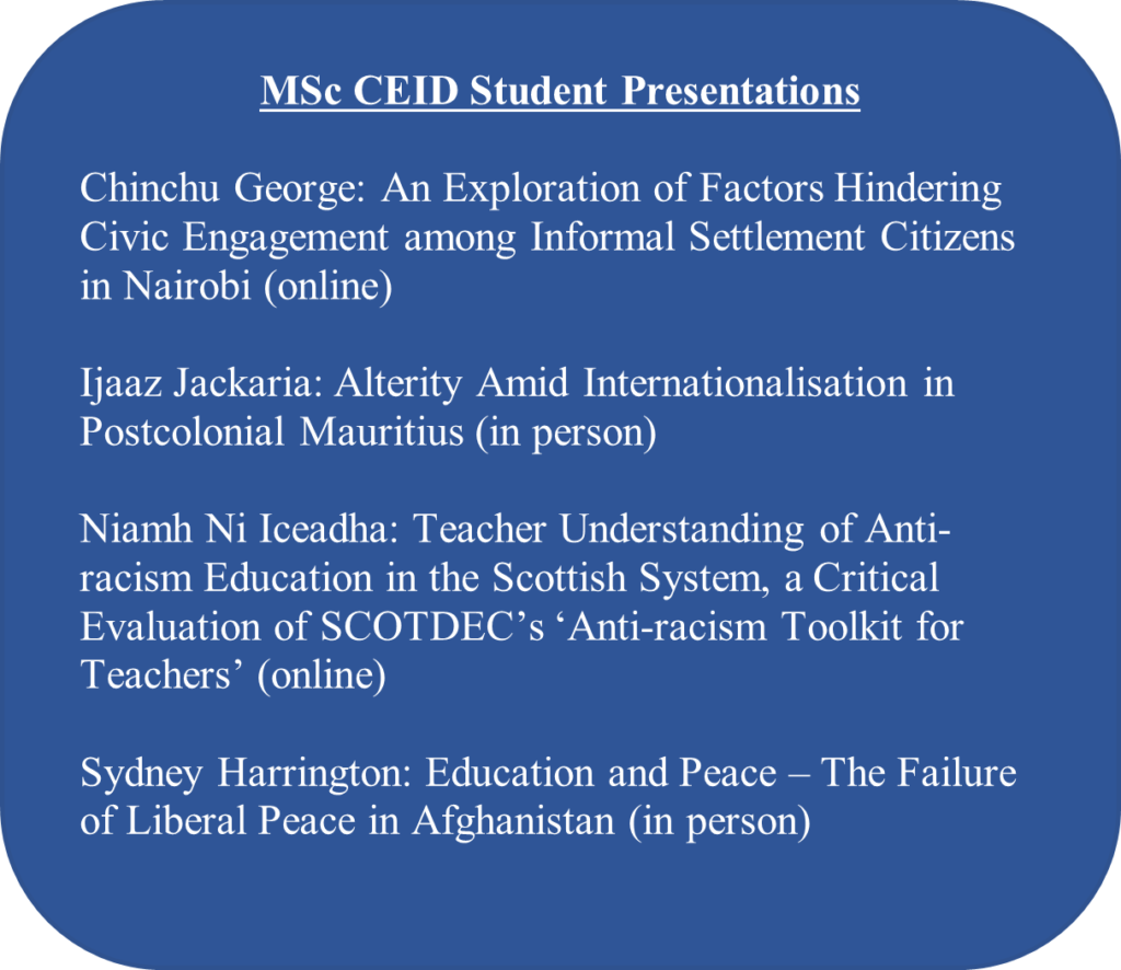 Preparing for an Academic Conference: Advice for MSc Students – CEID ...