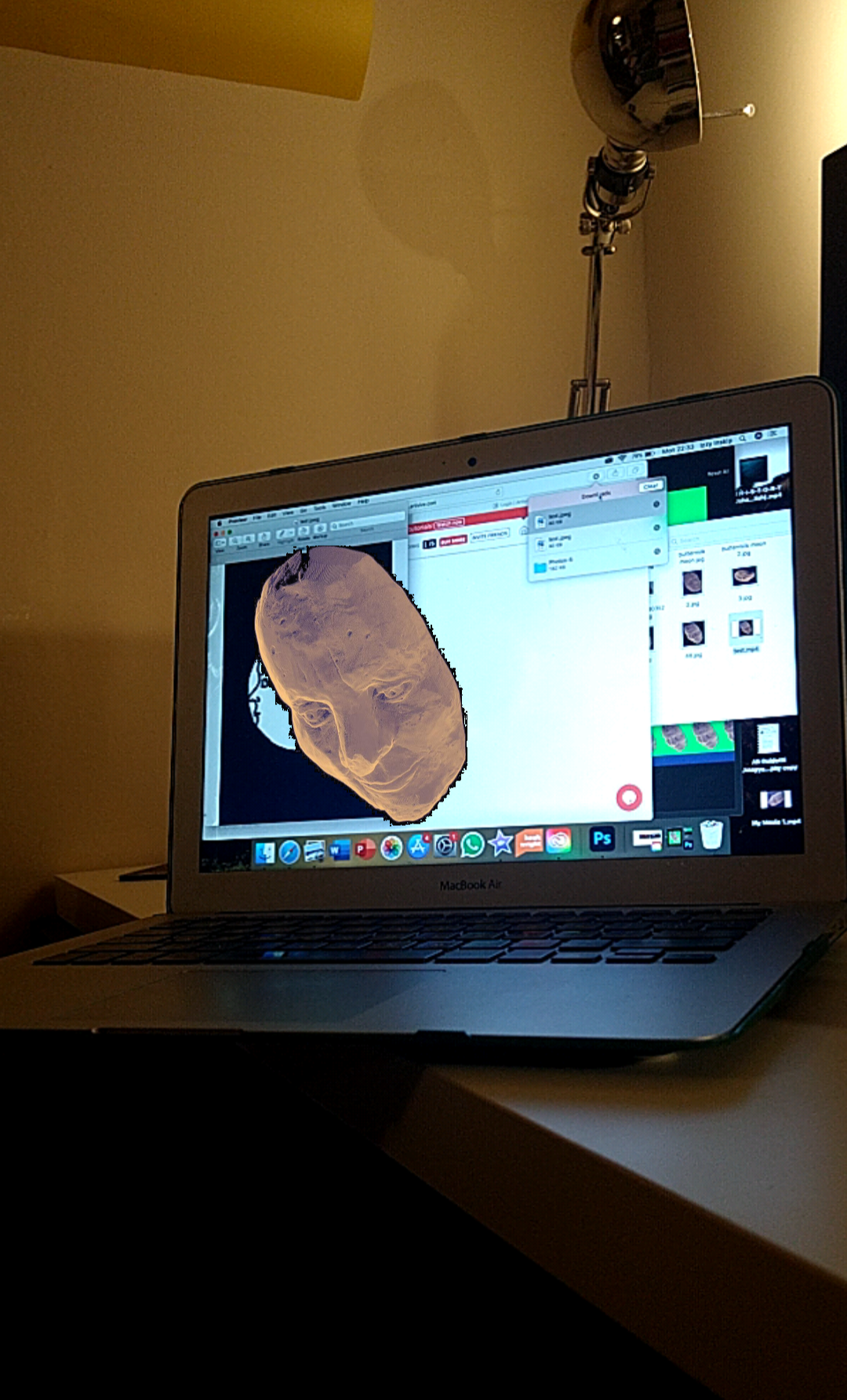 First experimentation with Artivive – Isabella Inskip / MA FINE ART 4 ...