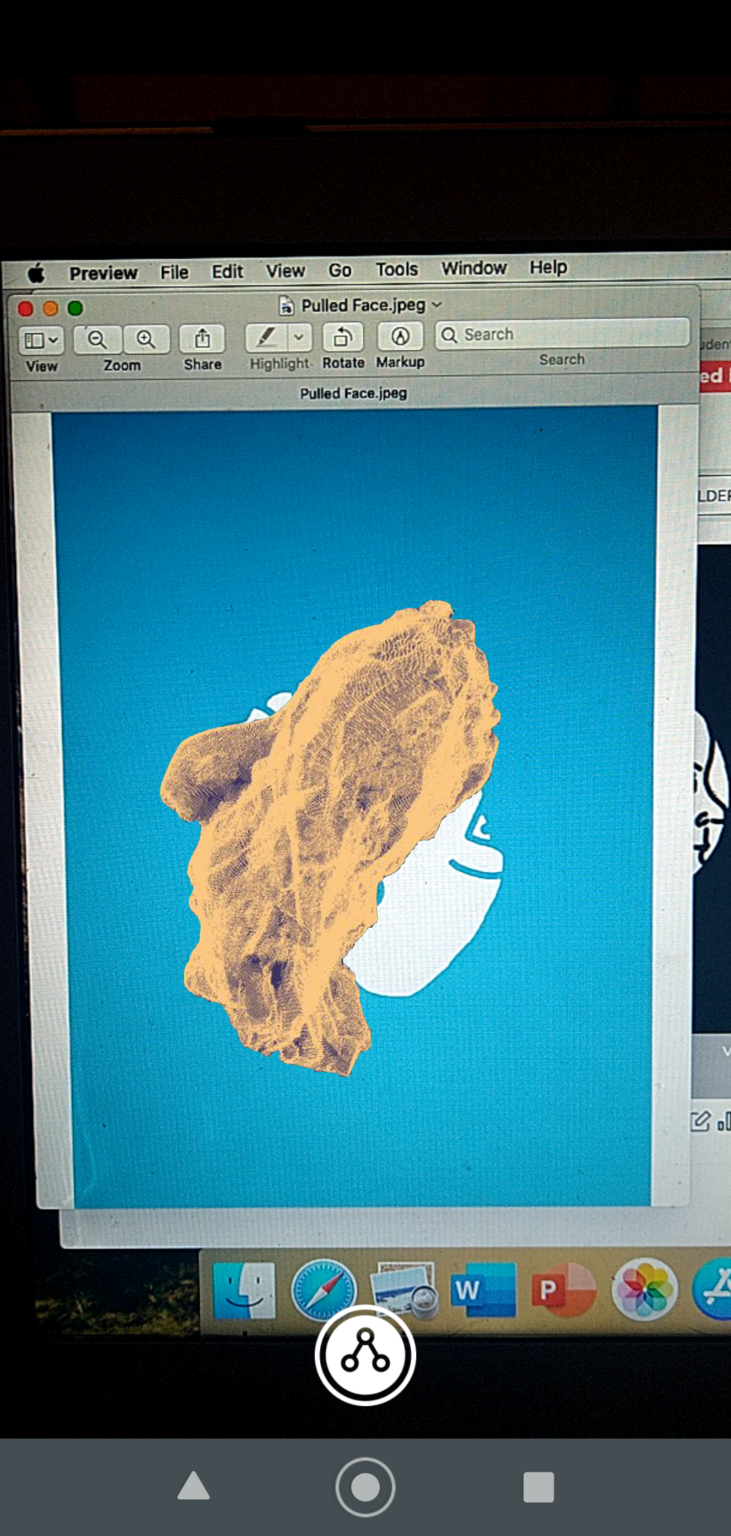 Pulled Face initial Artivive tests – Isabella Inskip / MA FINE ART 4 ...