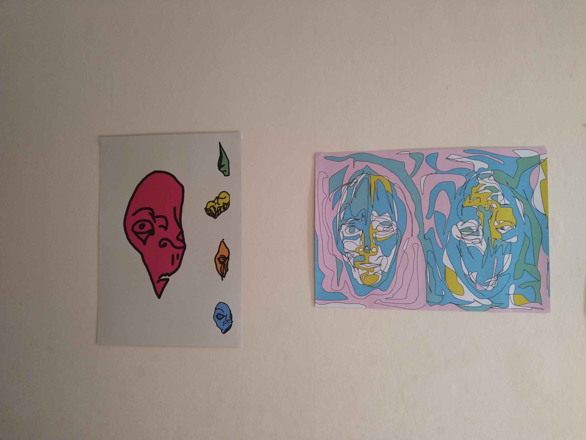 Artivive posters on the wall – Isabella Inskip / MA FINE ART 4 STUDIO ...