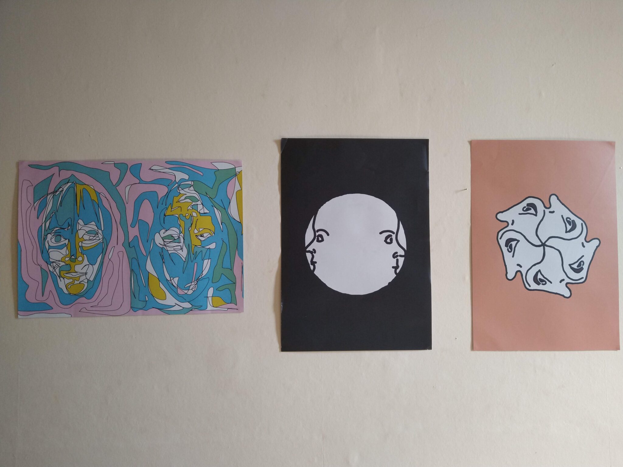 Artivive posters on the wall – Isabella Inskip / MA FINE ART 4 STUDIO ...