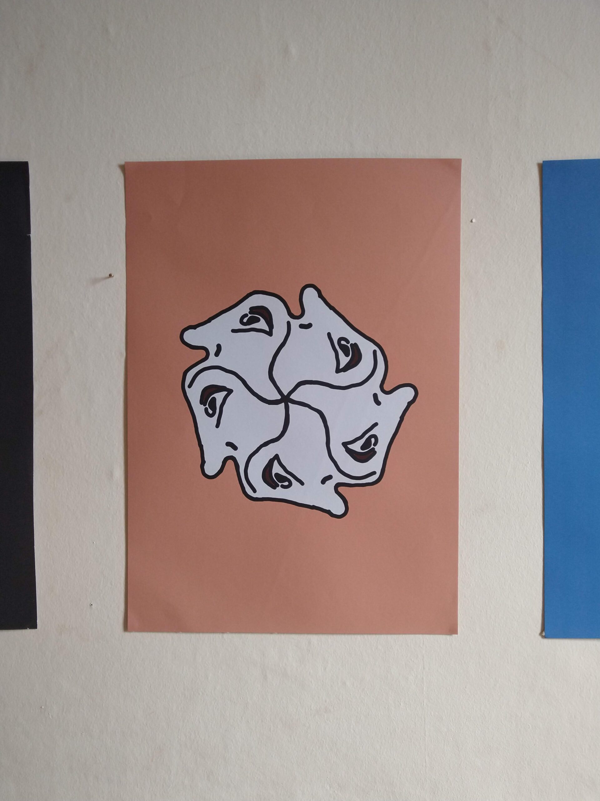 Artivive posters on the wall – Isabella Inskip / MA FINE ART 4 STUDIO ...