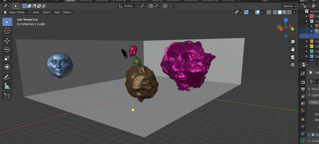 experimentation with blender – Isabella Inskip / MA FINE ART 4 STUDIO ...