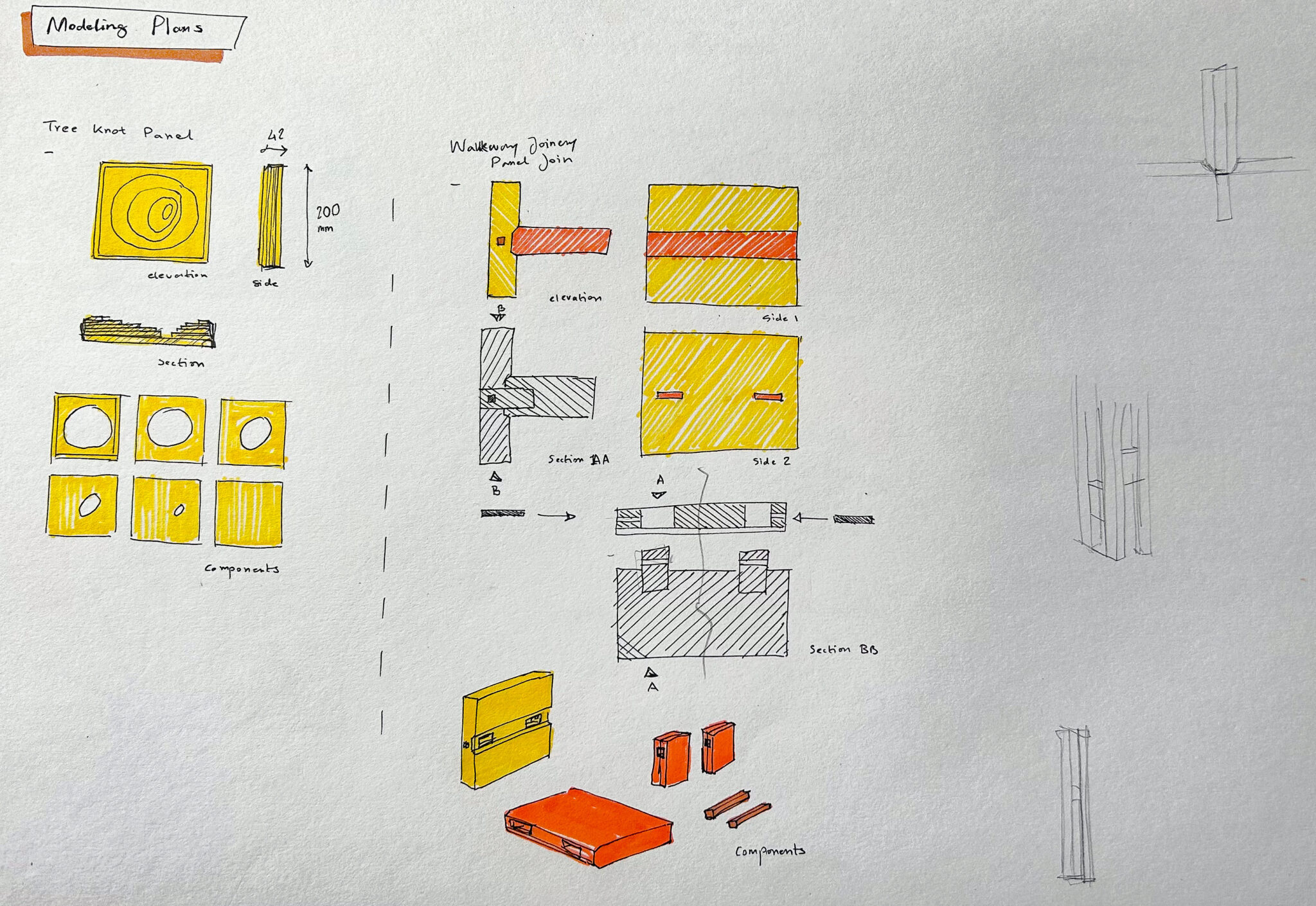 Week 7 – Planning Physical Models for Details – V. Chumbe Design Studio