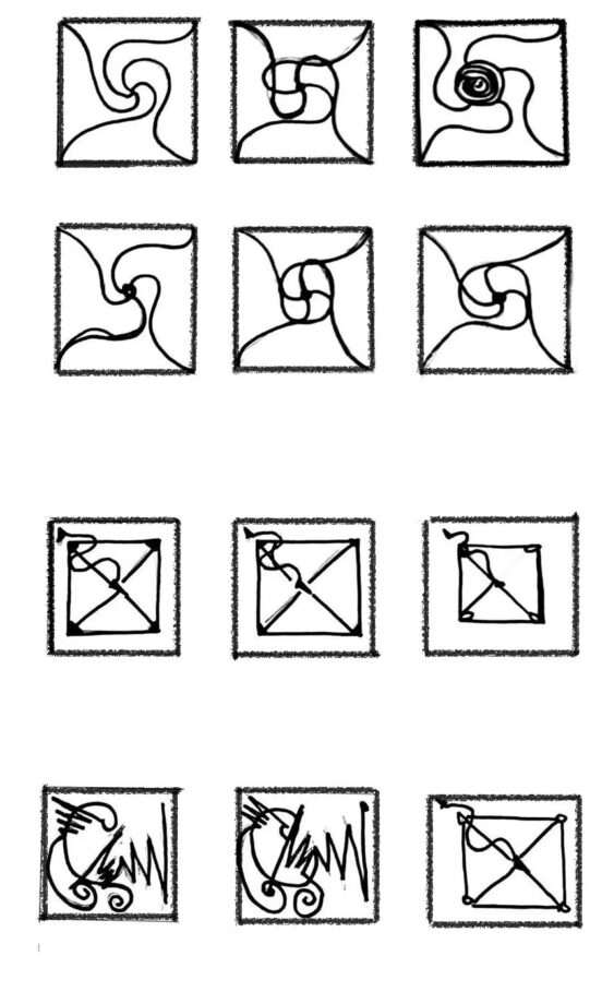 Notational drawings – Tom Zheng / Art and Design (2021-2022)[SEM1]
