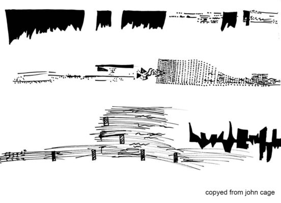Notational drawings – Tom Zheng / Art and Design (2021-2022)[SEM1]