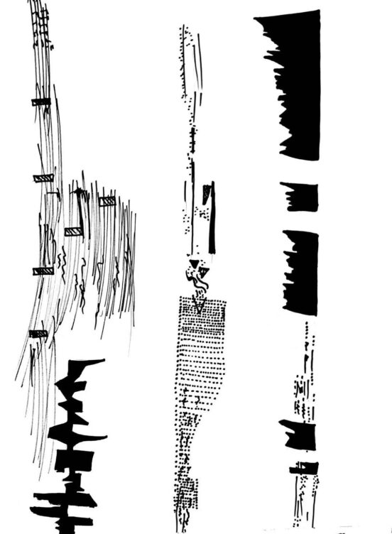 Notational drawings – Tom Zheng / Art and Design (2021-2022)[SEM1]