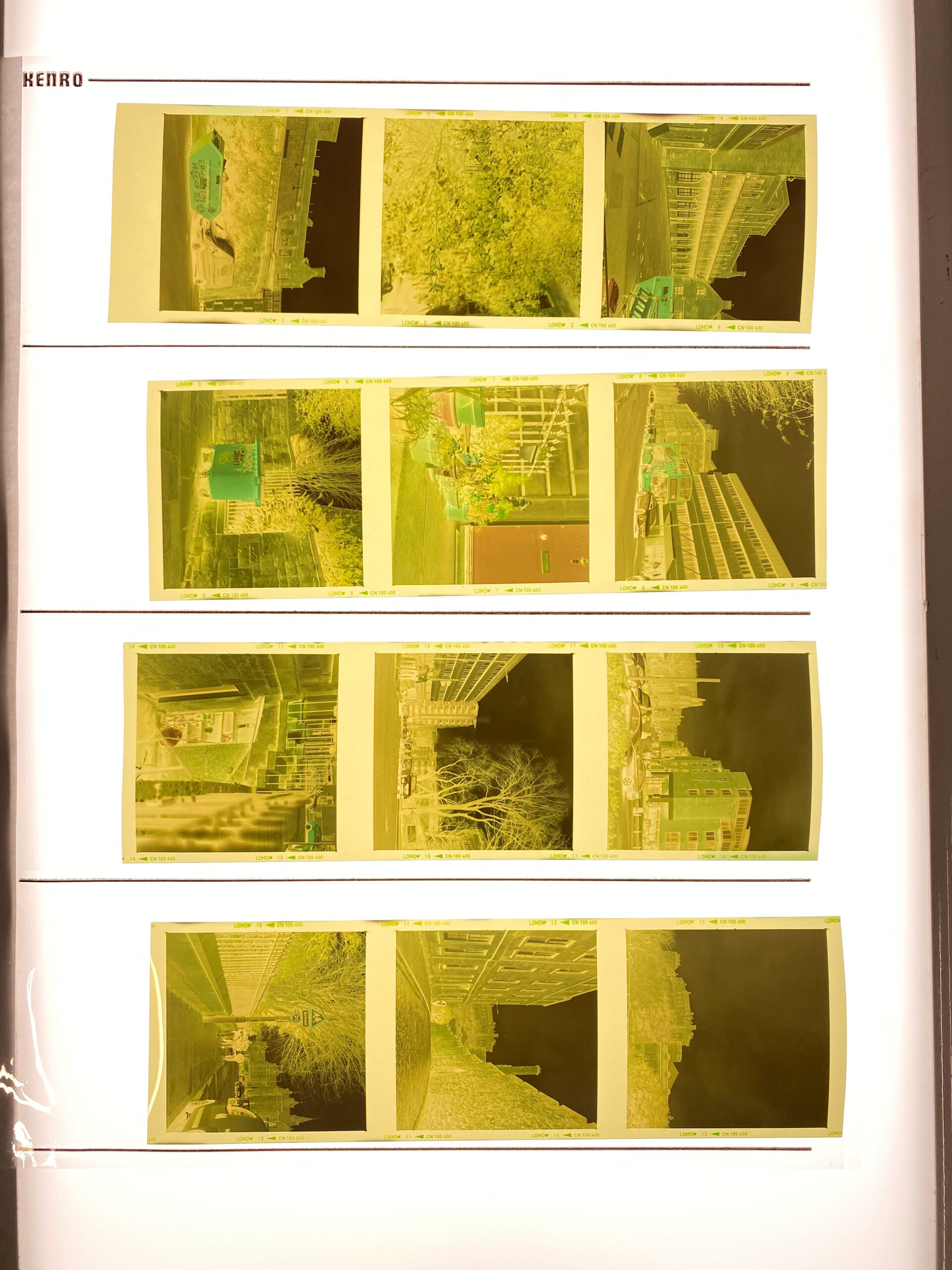 A New Kind Of Color Film testing | Tongbo Dong