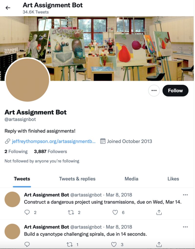 Art Assign Bot&Learning theories – Nuanxin Zhang / Contemporary Art ...
