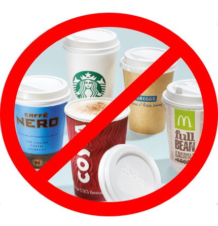 No Disposable Cup Day – Sunday 4th Oct 2020 – ECRF – Sustainable Wellness